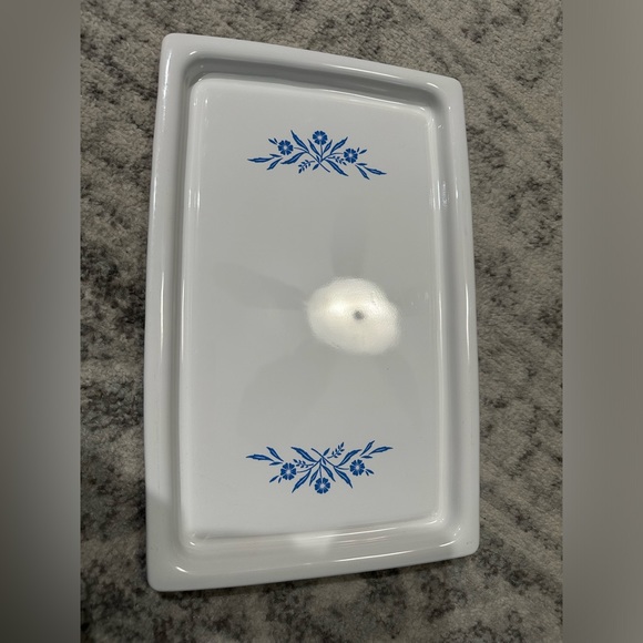 Corningware | Kitchen | Corning Ware Blue Cornflower Broil Bake Serving ...